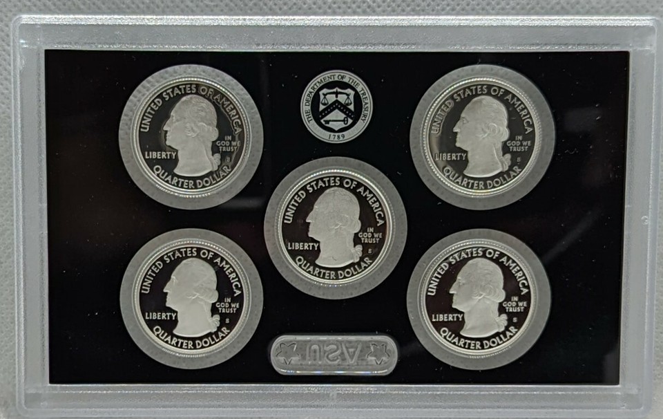 2020 Silver Proof Set - 11 Coins Total w/ Reverse Proof W Nickel in ...