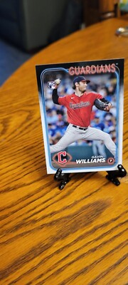 2024 Topps Series 1 Gavin Williams RC Rookie #242 Cleveland Guardians ...