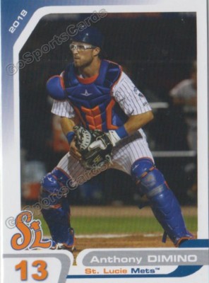 2018 St Lucie Mets Anthony Dimino RC Rookie NY | eBay
