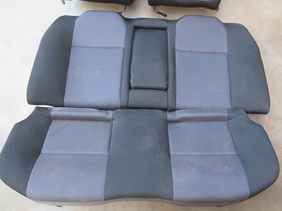 SUBARU IMPREZA WRX GDA 02- REAR BUCKET SEATS SET - TOP BOTTOM UPPER ...