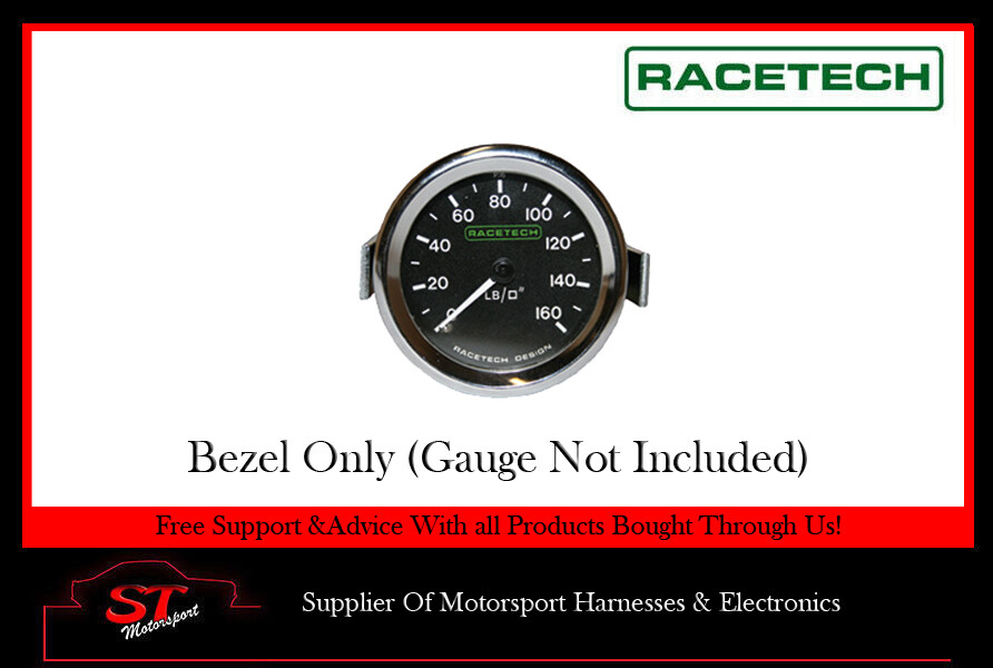 Racetech Gauge Chrome Bezel For 52mm Gauges - Motorsport/Rally/Race ...