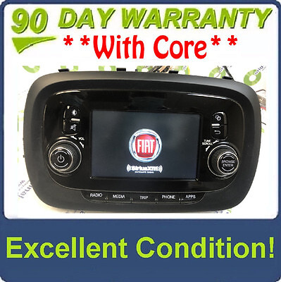 2015 - 2019 Fiat 500 OEM Information Display Screen AM FM Radio ...