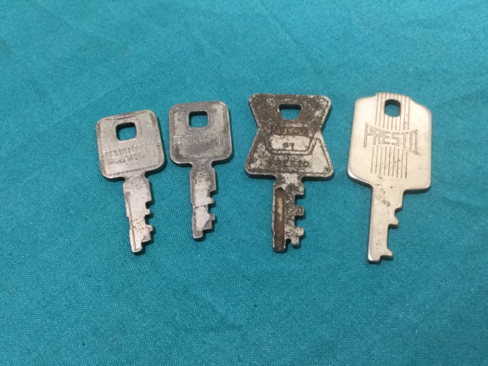 Presto & Relco by Presto Pre-cut Luggage Keys, Set of 4 - Locksmith | eBay
