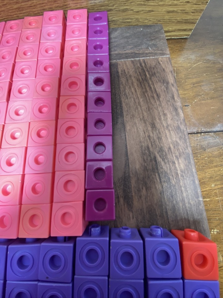 Snap Cubes Math Counting Set of 400+, SEE PHOTOS | eBay