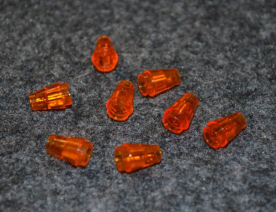 (8) 1x1 Orange Translucent Cone Bricks ~ New Lego Parts ~ | eBay