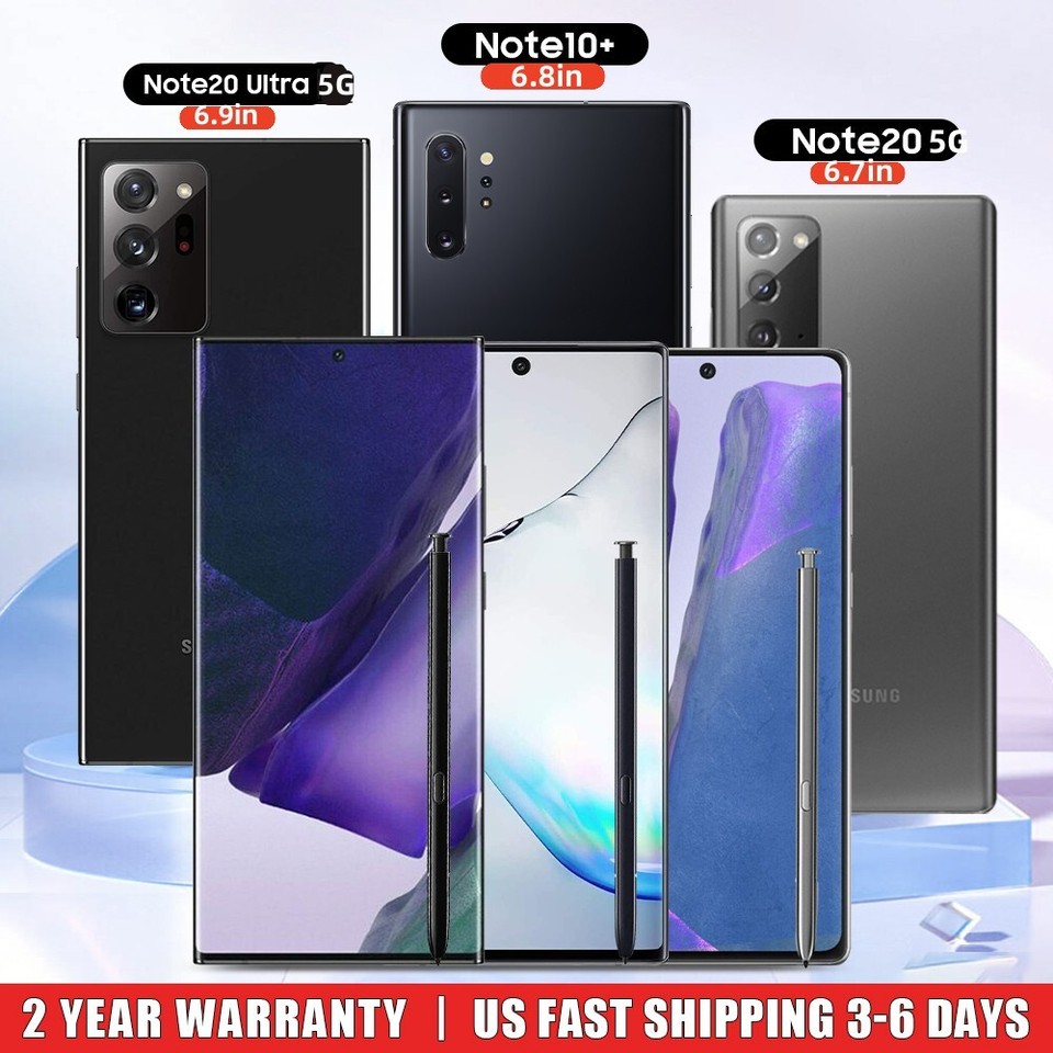Brand New Samsung Galaxy Note 10+ Plus/ Note20/ Note 20 Ultra 5G 128GB ...