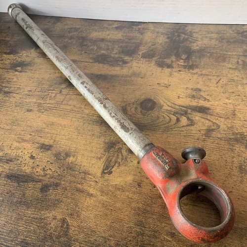 Ridgid 00-R Pipe Threader Die Head Ratchet & Handle Excellent Condition ...