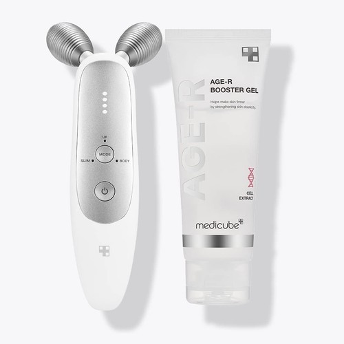Medicube Age R Derma EMS Shot Device Face Massager w/ Booster Gel Serum ...