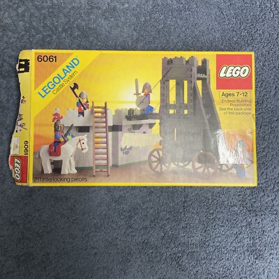 LEGO Castle 6061 Siege Tower 100% Complete W/Box Good Shape | eBay