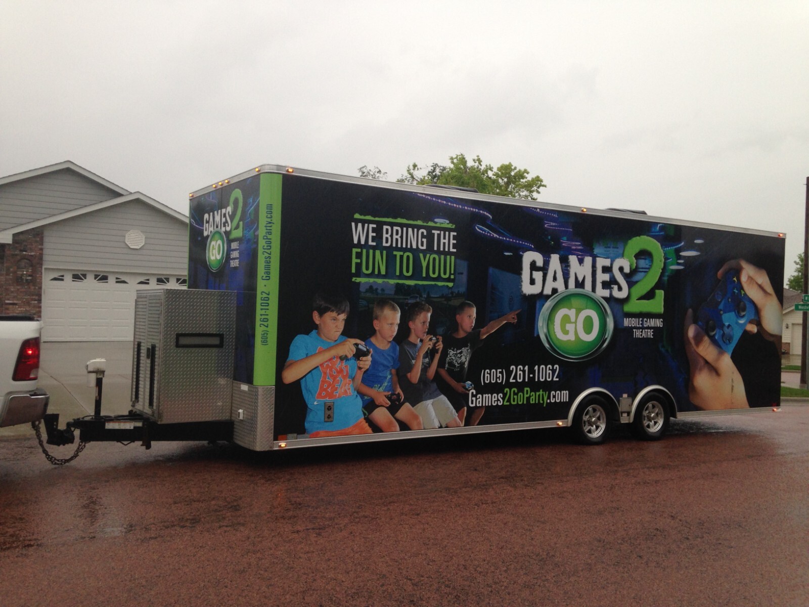 28ft Mobile Gaming Trailer/Game Truck/Video Game Trailer/Laser Tag ...