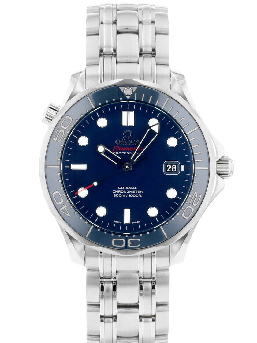 OMEGA Seamaster Blue Men's Watch - 212.30.41.20.03.001 for sale online ...