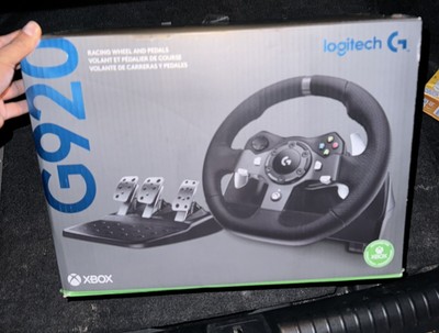 Logitech G920 Driving Force Racing Wheels / Pedal Complete Box - Black ...