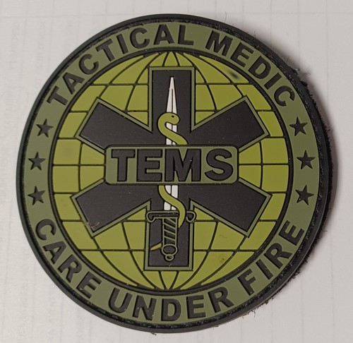 TEMS Hook & Loop PVC Tactical Medic Patch | eBay