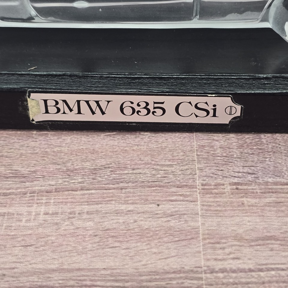 Vintage Hofbauer BMW 635 CSi Crystal Glass Model Car 8" W. Germany ...