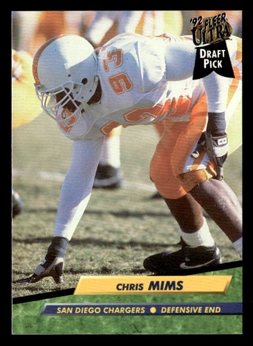 Chris Mims 1992 Ultra Rookie Card #437 Tennessee Volunteers | eBay