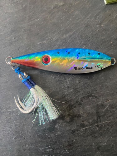 Slow Jig, Metal Jigging Lure Perfect for Bass Pollock Ling Cod 150g SPJ ...