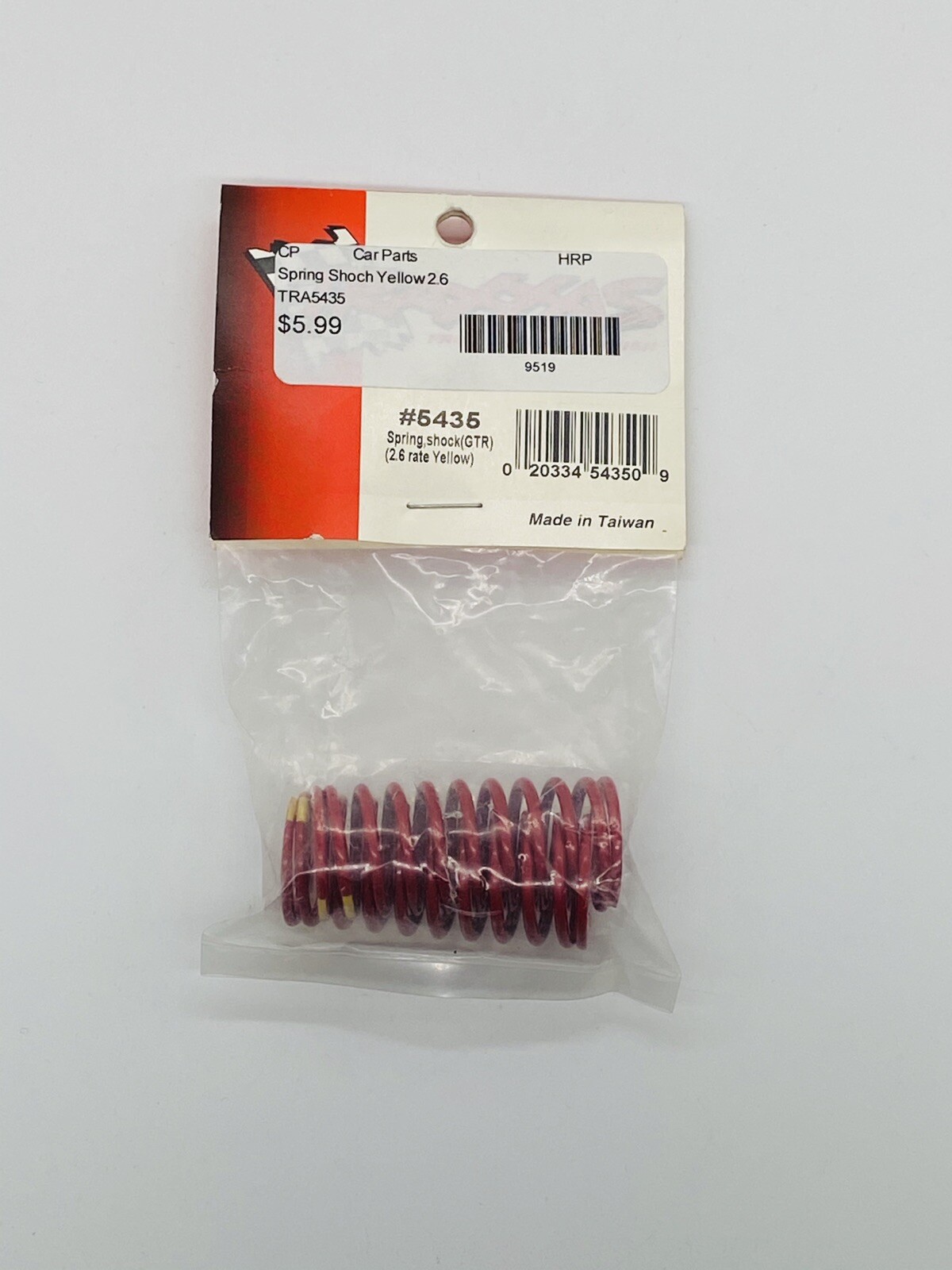 NEW Traxxas Revo Slayer Spring Shock GTR 2.6 Rate (2) Yellow 5435 | eBay