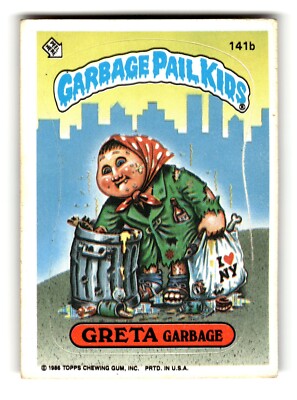 1986 Topps Garbage Pal Kids Greta Garbage #141b | eBay