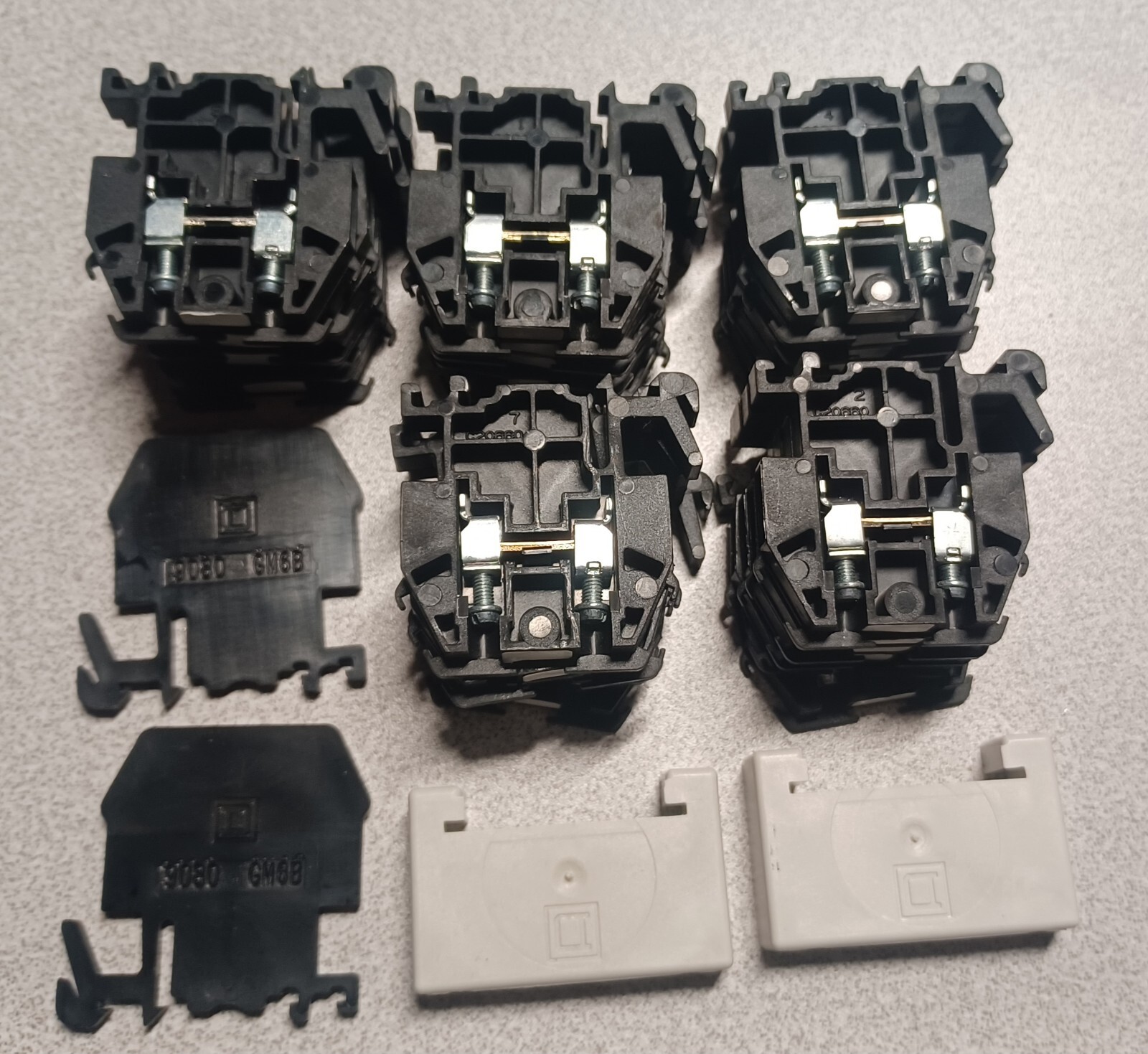 SQUARE D TERMINAL BLOCK, 9080 GM6, SERIES A, 600 V, 30 A, IEC 947-7-1 ...