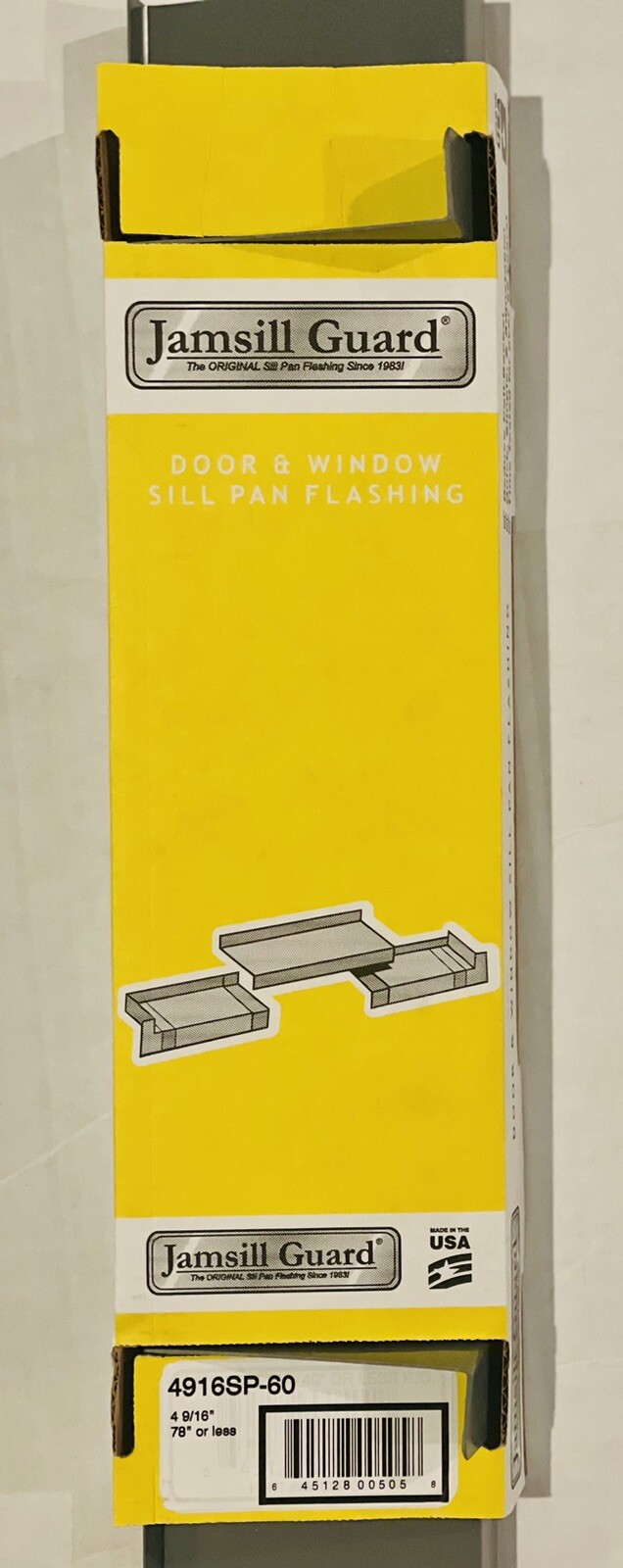 Jamsill 4 9/16 Up To 78" Door Window Pan Flashing | eBay