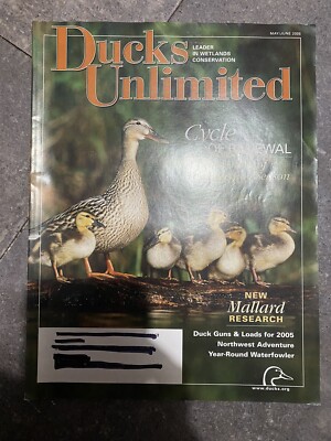 Ducks Unlimited Wetland Conservation Magazine May June 2005 Mallard ...