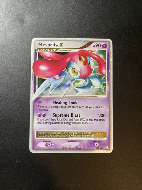 Pokémon TCG Mesprit LV.X Legends Awakened 143 Holo Rare Holo LV.X for ...