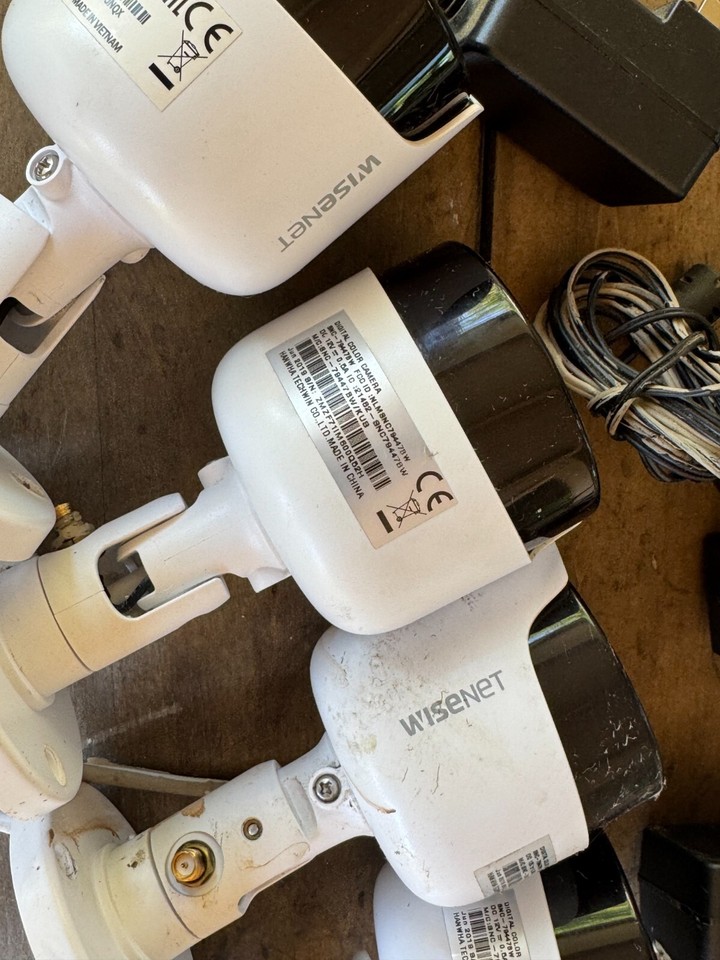 For Wisenet Snc-79447bw, Wireless 1080p Full HD IR Bullet Camera - 1 ...