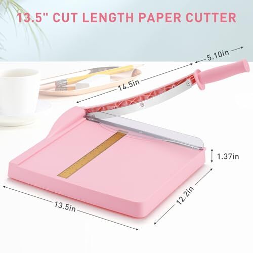 Paper Cutter Paper Slicer with Safety Guard and Blade Lock 12 Cut ...