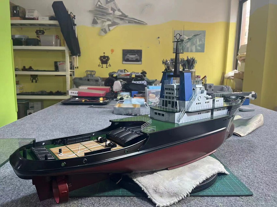 Smit Rotterdam Super Tug Boat SMIT WIJS 1:100 750mm 29.5" RC Model Ship ...