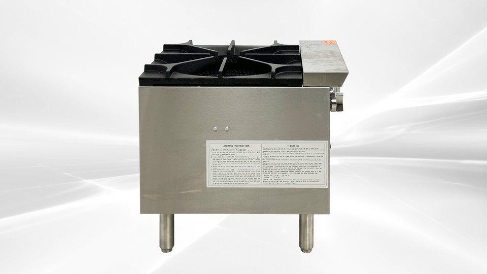NEW 18" Commercial Single Burner Stock Pot Range Natural Gas w/ Propane ...
