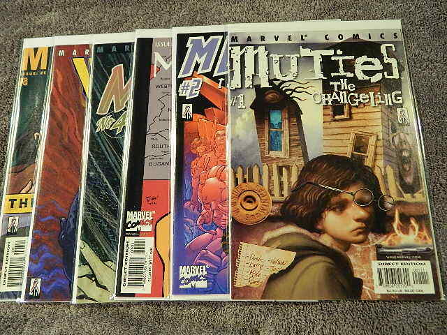 2002 MARVEL Comics MUTIES #1-6 Complete Series X-MEN Meets TWILIGHT ...