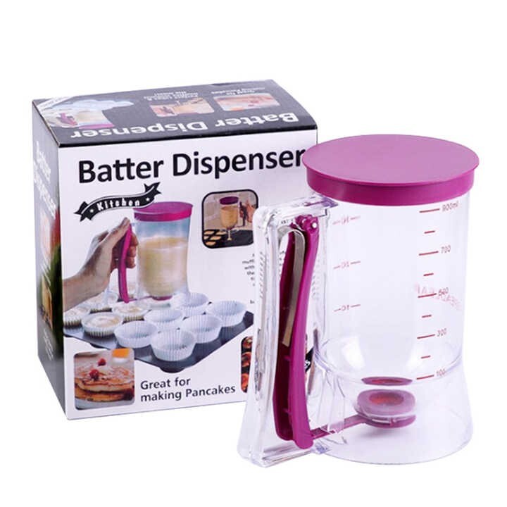 OS 452-900ml Batter Dispenser DIY Muffin Cupcake Pancake Measuring ...