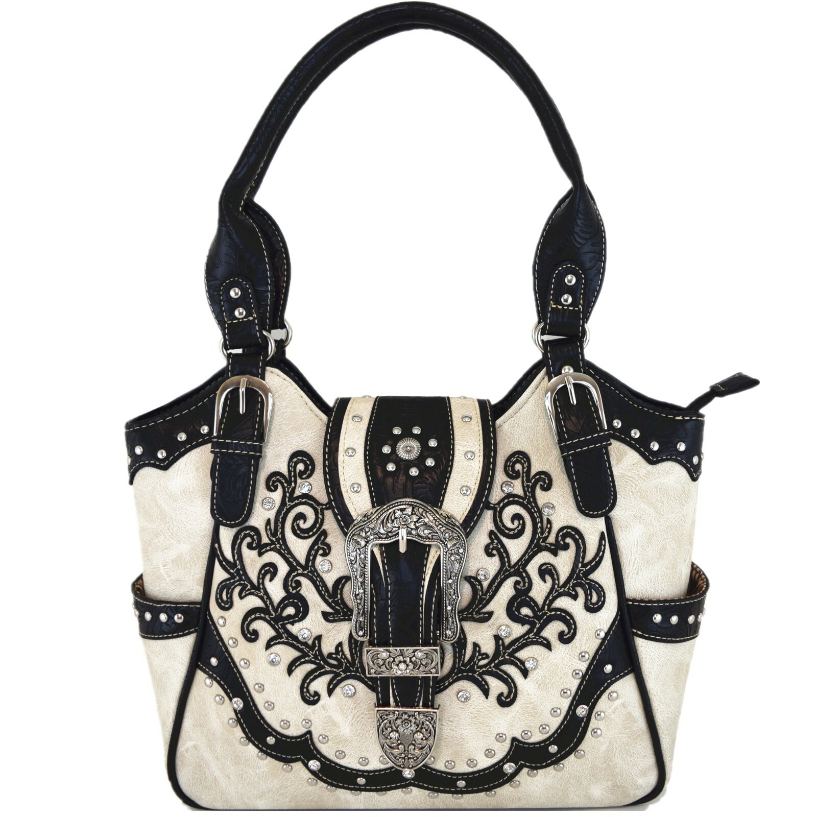 Western Buckle Country Handbag Concealed Carry Purse Women's Shoulder ...