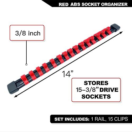 3/8inch Drive Abs Socket Organizer Heavy Duty Socket Racks Socket ...