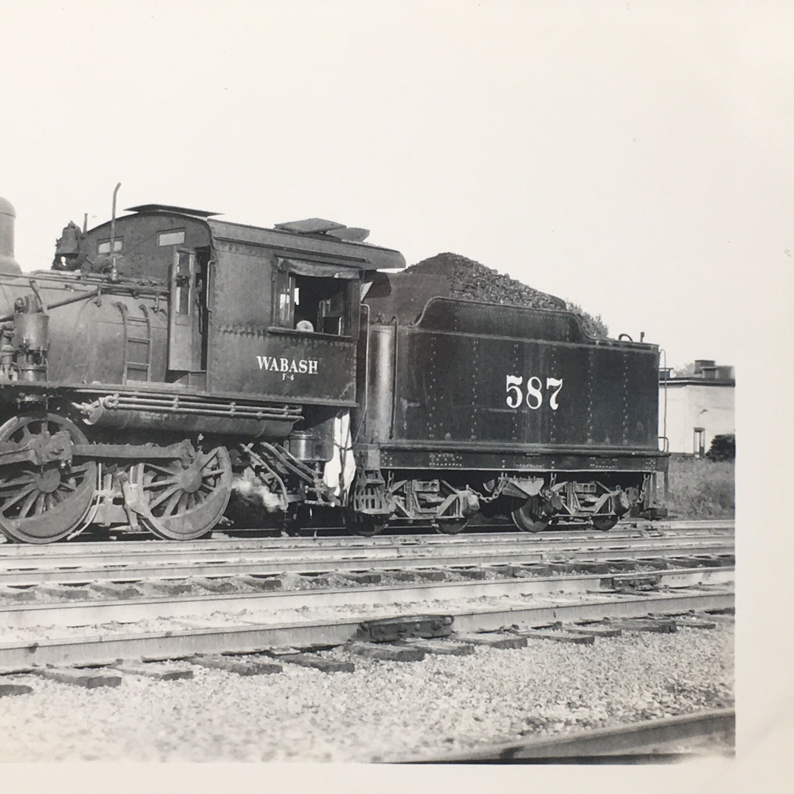 Wabash Railroad Engine Locomotive No. 587 Antique Photo | eBay