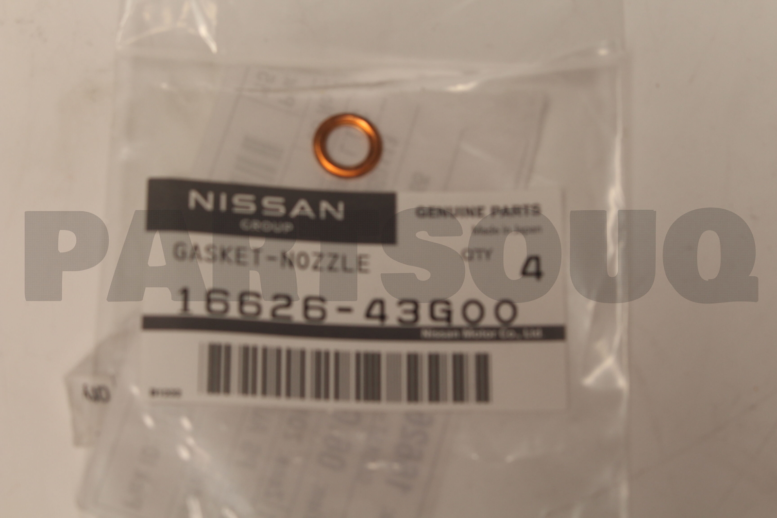 1662643G00 Genuine Nissan GASKET-NOZZLE 16626-43G00 | eBay