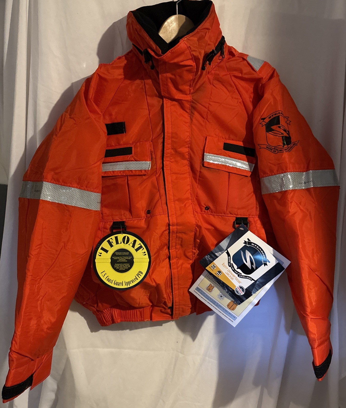 Stearns I077 Type III Flotation Float Aid PFD Industrial Fishing Jacket ...