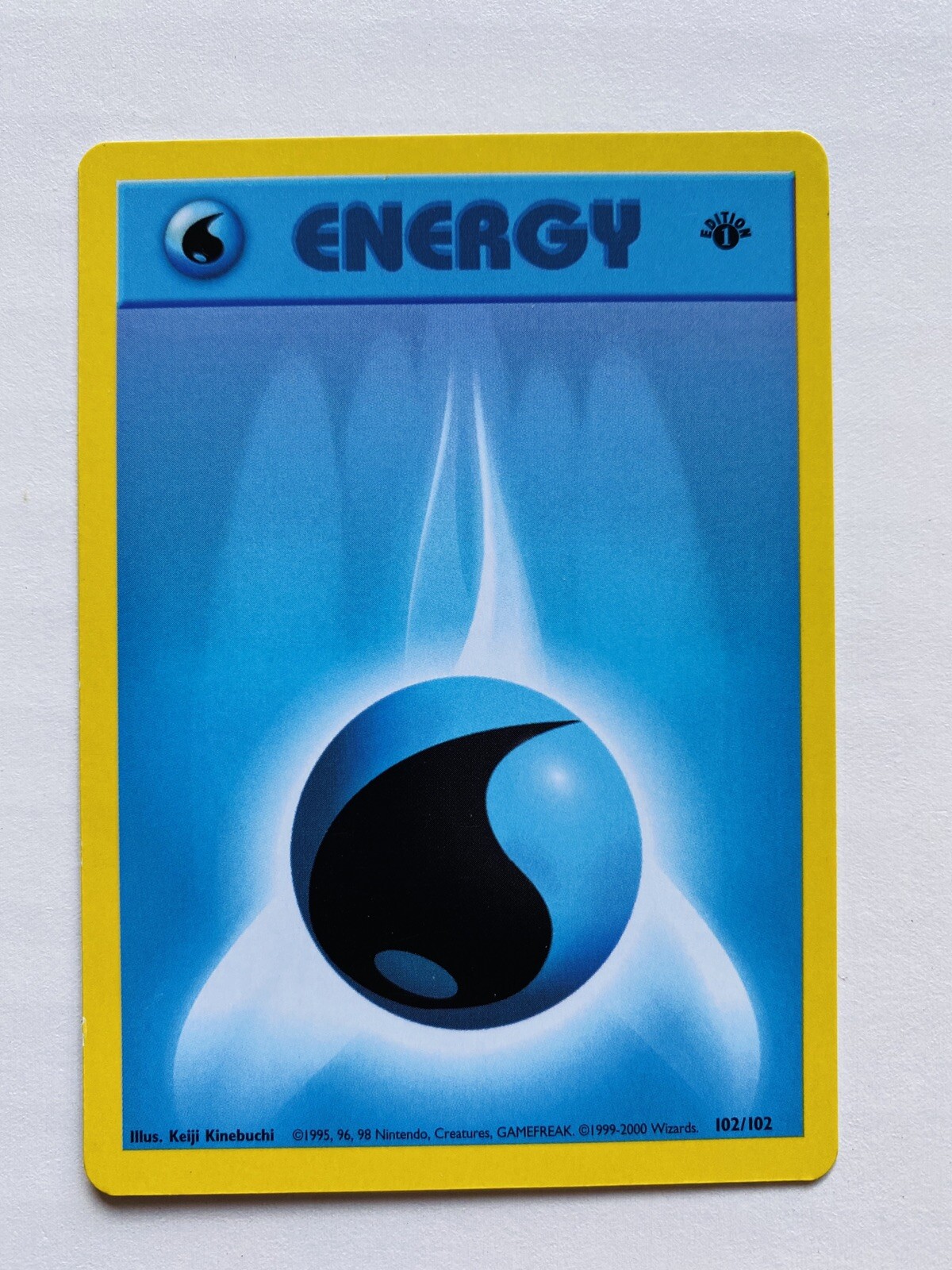 Pokemon First Edition Chinese Water Energy Base Set 102/102 **LP** 1st ...