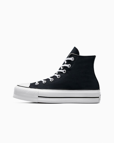 Women's Converse CTAS Lift Hi, Style# 560845F, Size 9.5, Color Black ...
