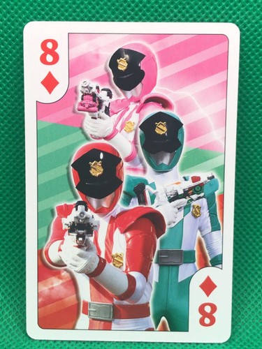Red Pink Diamond 08 Lupinranger vs Patranger Power ranger playing card ...