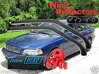 Fits VOLVO S40/V40 1996 - 2004 Wind deflectors 2.pc HEKO 31216 FRONT ...