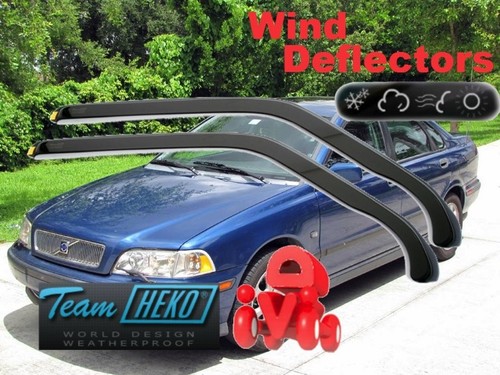 Fits VOLVO S40/V40 1996 - 2004 Wind deflectors 2.pc HEKO 31216 FRONT ...