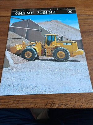 John Deere 644H MH 744H MH Wheel Loader Brochure FCCA | eBay