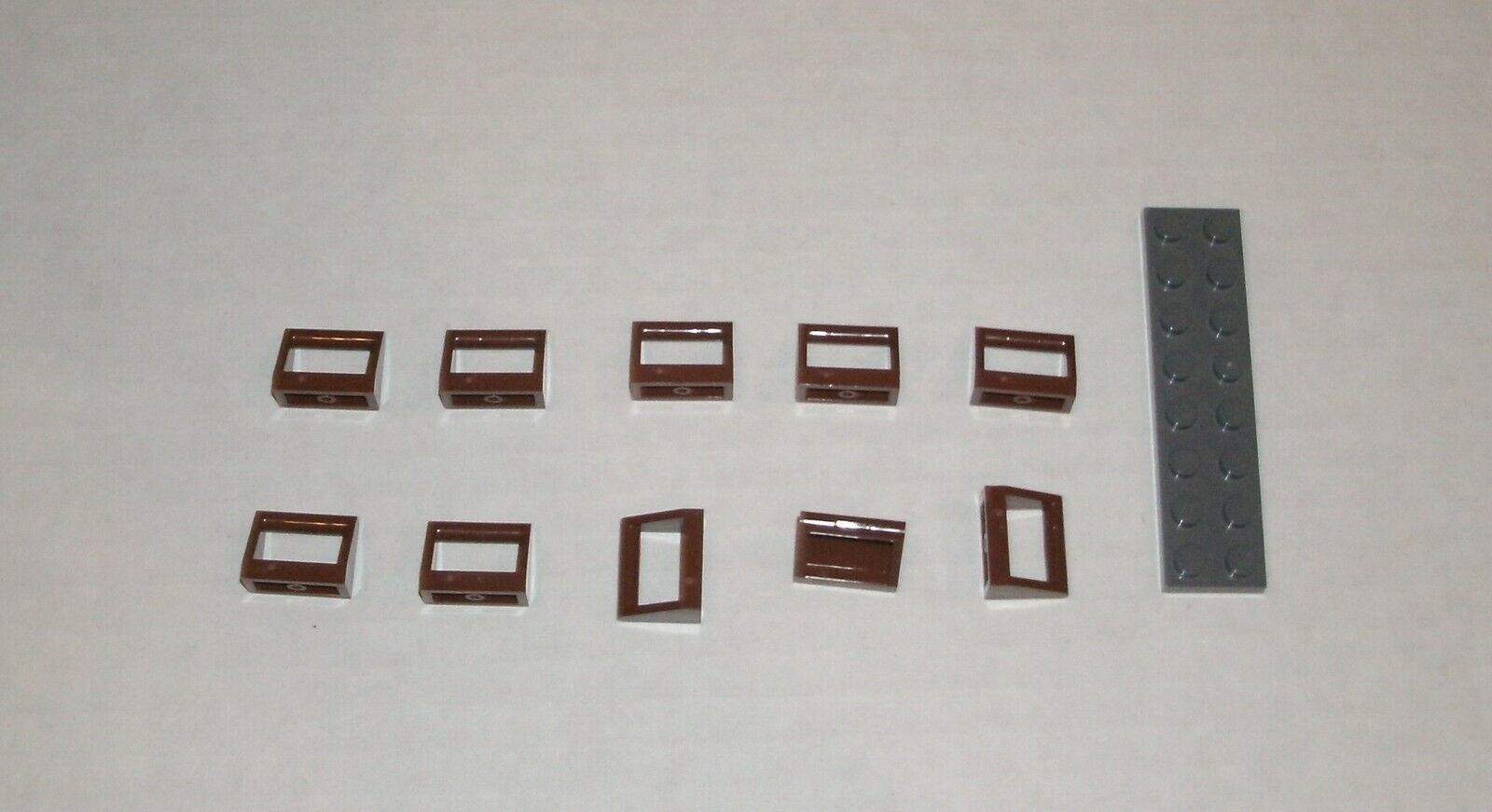 LEGO NEW 1x2 Reddish Brown Tile with Handle (10x) 4211219 Brick 2432 | eBay