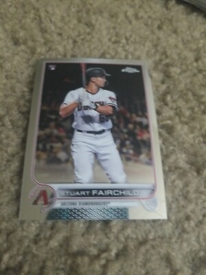 STUART FAIRCHILD 2022 TOPPS CHROME CARD #156 REDS/DIAMONDBACKS (ROOKIE ...