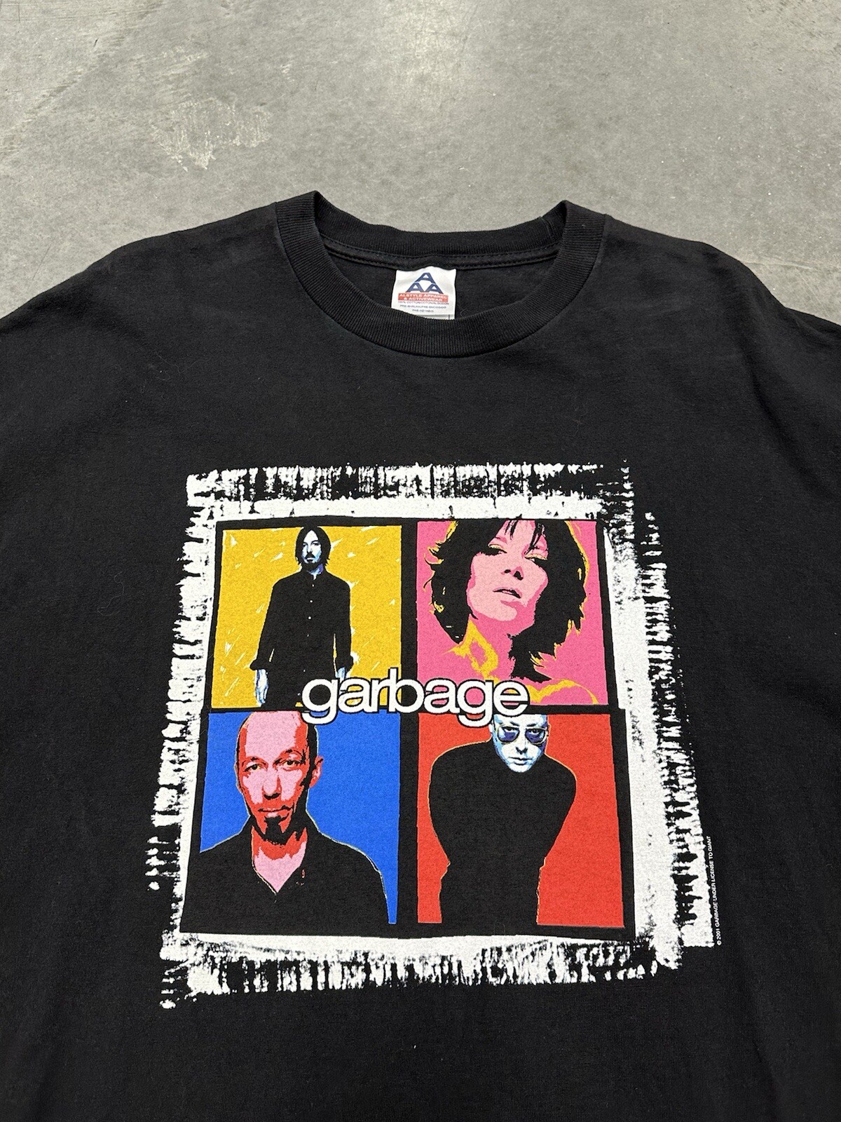 2001 Garbage Beautiful Tour Band Tee - Gem
