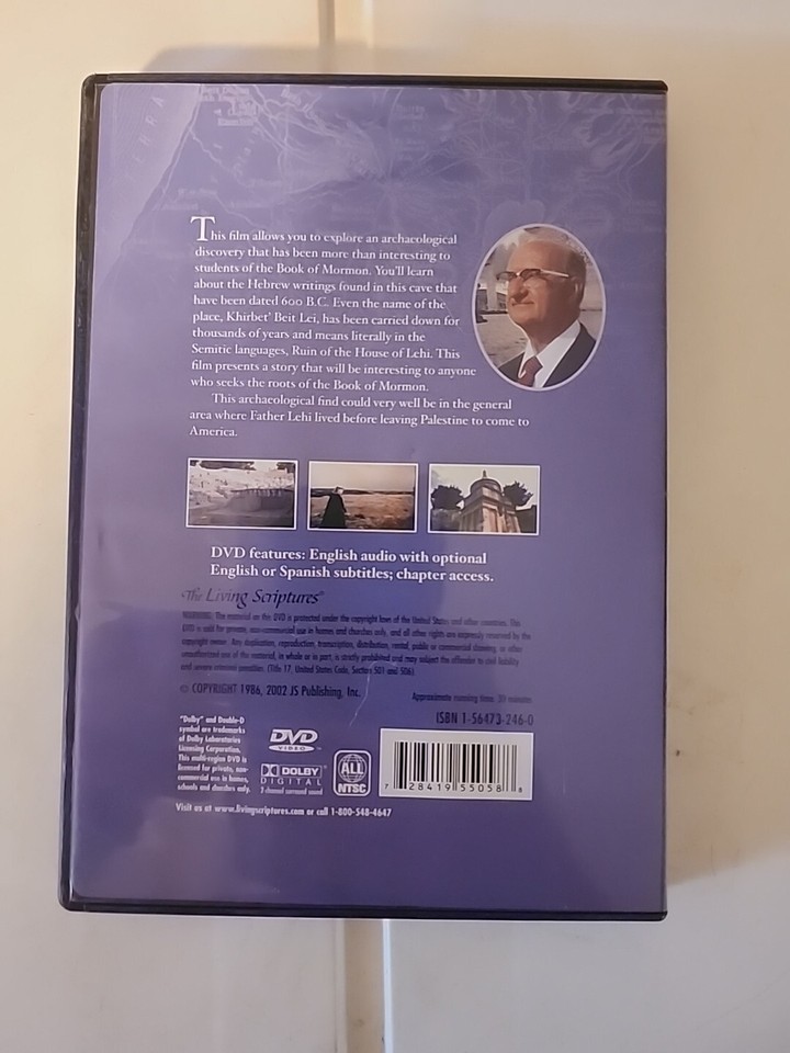 Lehi Cave DVD Israel Cleon Skousen Mormon LDS Living Scriptures ...