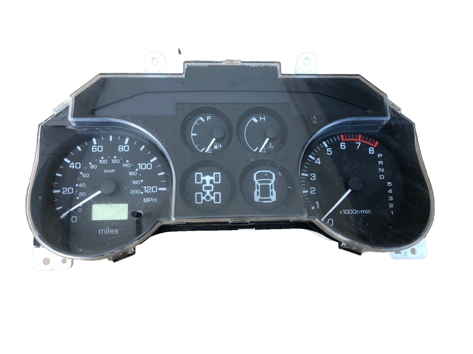 03 MITSUBISHI MONTERO GAUGE INSTRUMENT CLUSTER TACH SPEEDOMETER ...