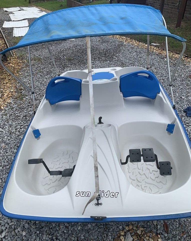 Sun Dolphin/Slider Pedal Boat with Canopy $350.00 OBO Used As-Is Local ...