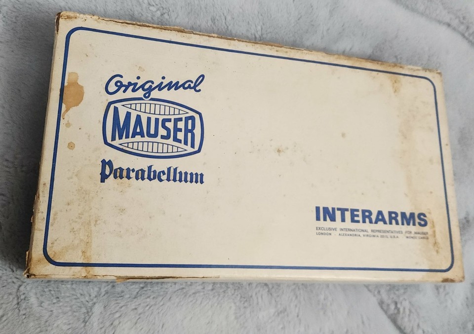 Original German Luger Mauser Parabellum Box Imported by Interarms with ...